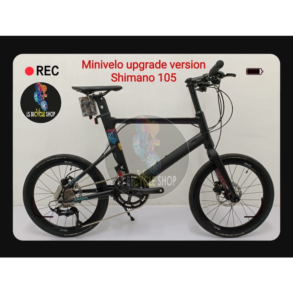 20" JAVA CL2 MINIVELO 451 UPGRADE VERSION WITH SHIMANO 105 GROUPSET ...