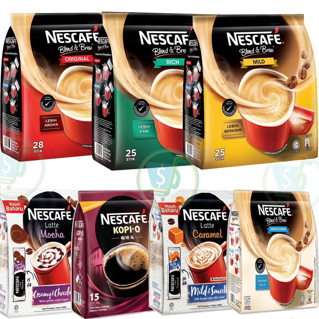 [READY STOCK] Nescafé Blend & Brew Original 3 in 1 Premix Coffee ...