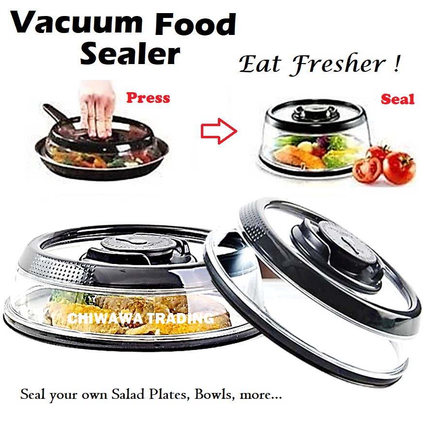 Press Dome Vacuum Food Sealer Pump Instant Food Fresh Keeping Lids ...
