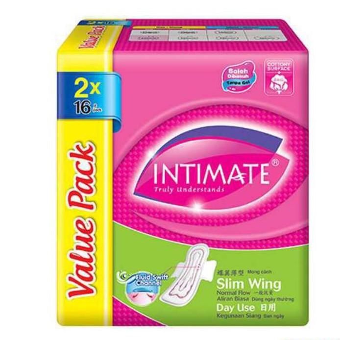 Intimate Slim Wing (2 x 16's/2 x 20's) m56 | Shopee Malaysia