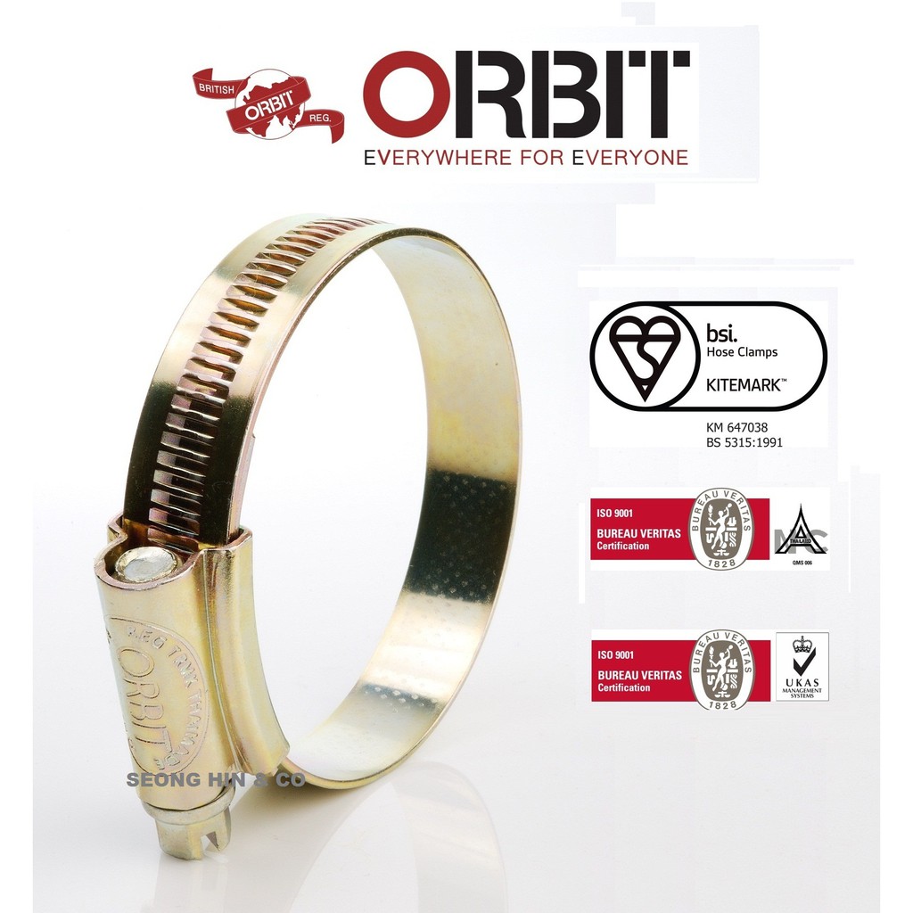 ORBIT ZINC PLATED HOSE CLIP | Shopee Malaysia