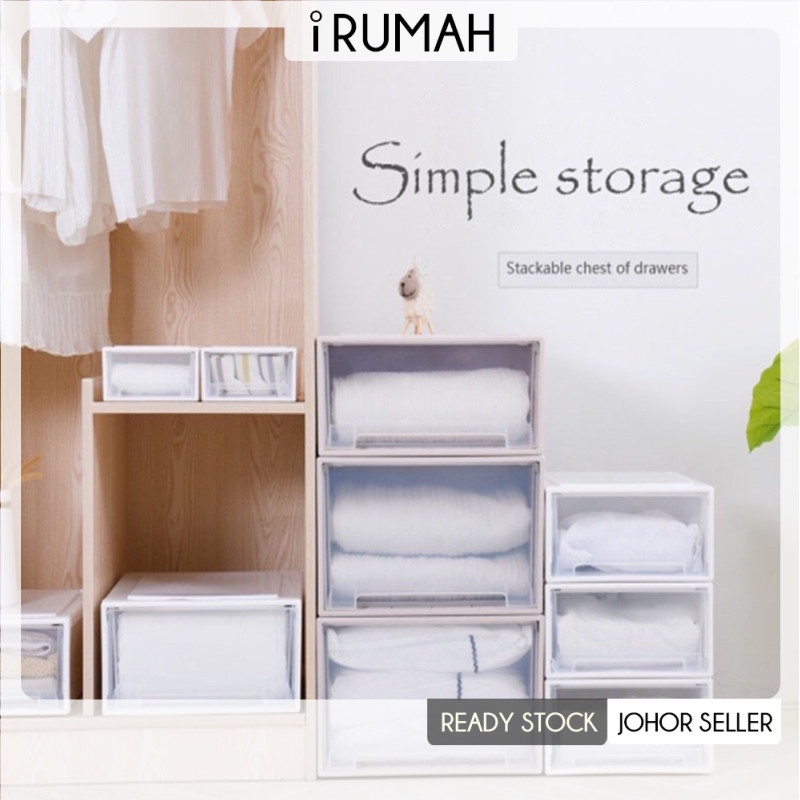 【i.Rumah】 5L / 13L / 21L / 36L Stackable Storage Box Multipurpose ...