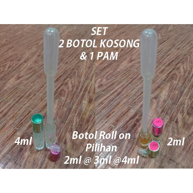 BOTOL PERFUME 2 PC DAN PAM 1PC (1SET) | Shopee Malaysia