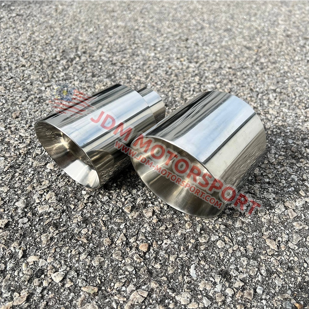 Slant Tebal Stainless Steel Tip 3.5 / 4 inch for car exhaust ekzos ...