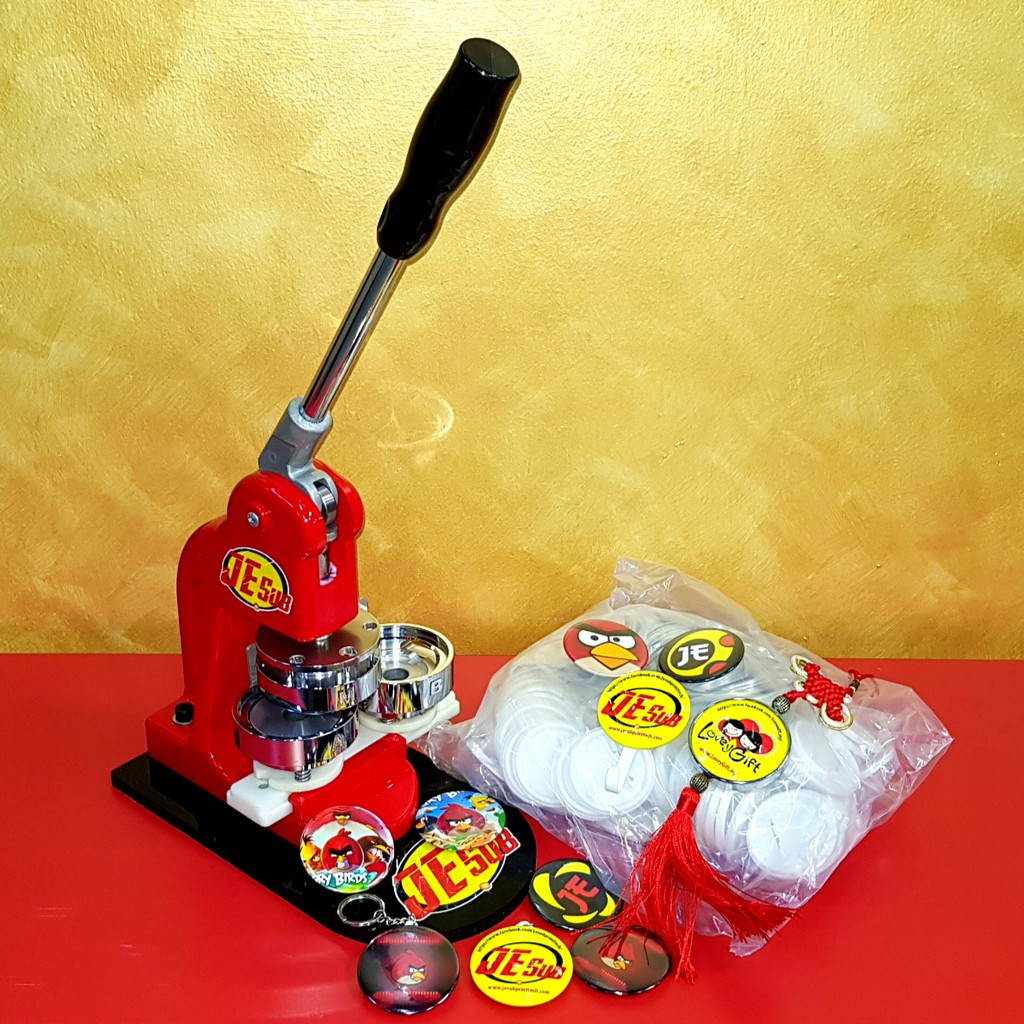 Button Badge Machine | 25-75mm Mould Size | Hobby Start Up Package L1 ...