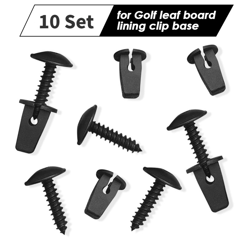 10Set Universal Car Fender Liner Snap Screws Wheel Arches Bumpers ...