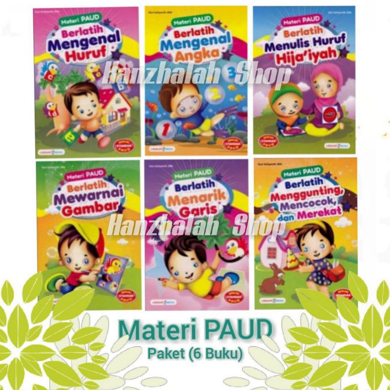 PAUD Material Package Book, According to PAUD Standards (1 set = 6 ...