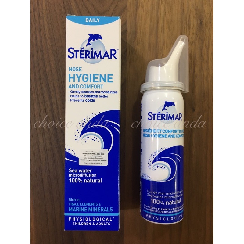 Sterimar Nose Hygiene And Comfort (50ml & 100ml) Sterimar Children ...