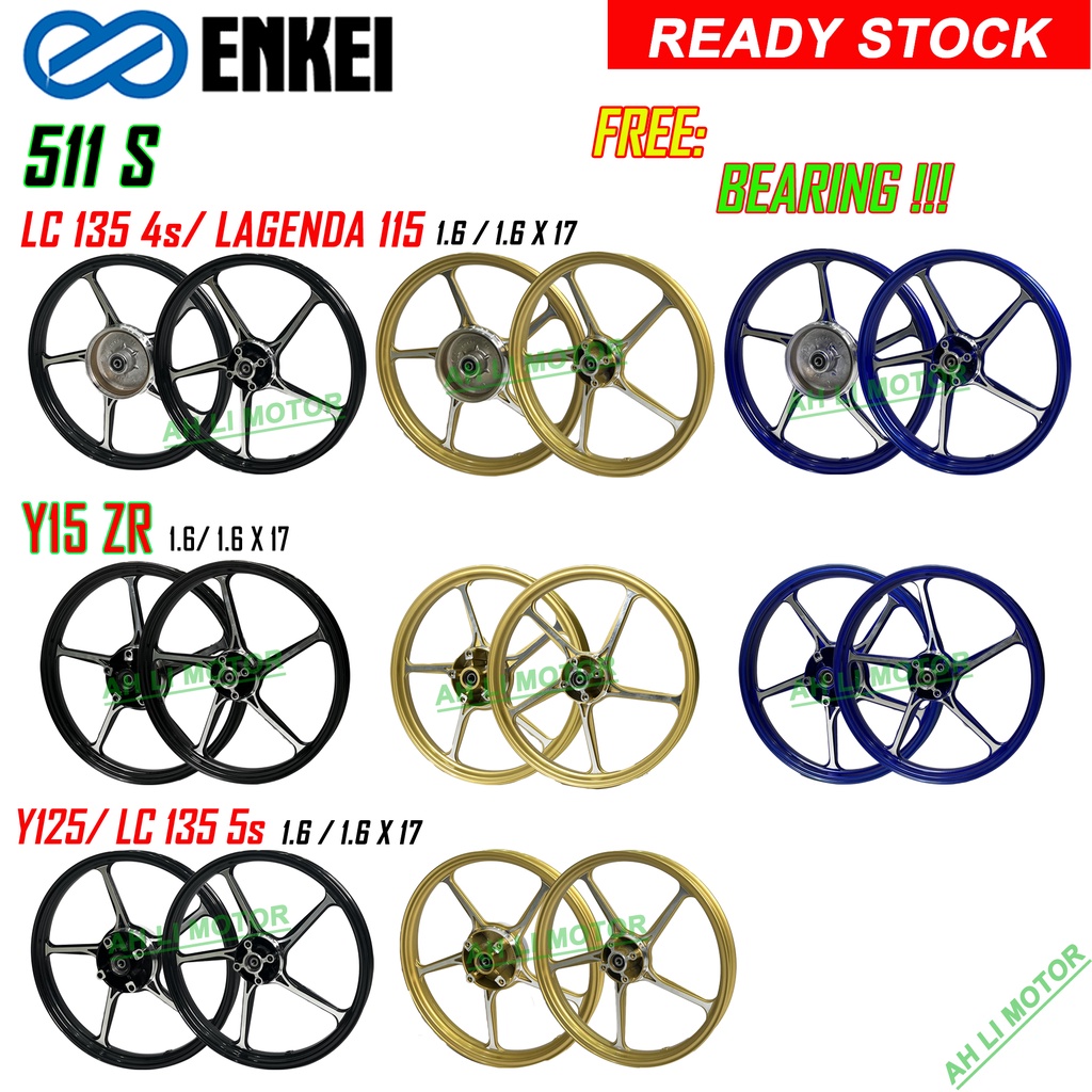 SPORT RIM YAMAHA 511 S , Y15 ZR, LC 135 4s (LAGENDA 115), Y125 (LC 135 ...