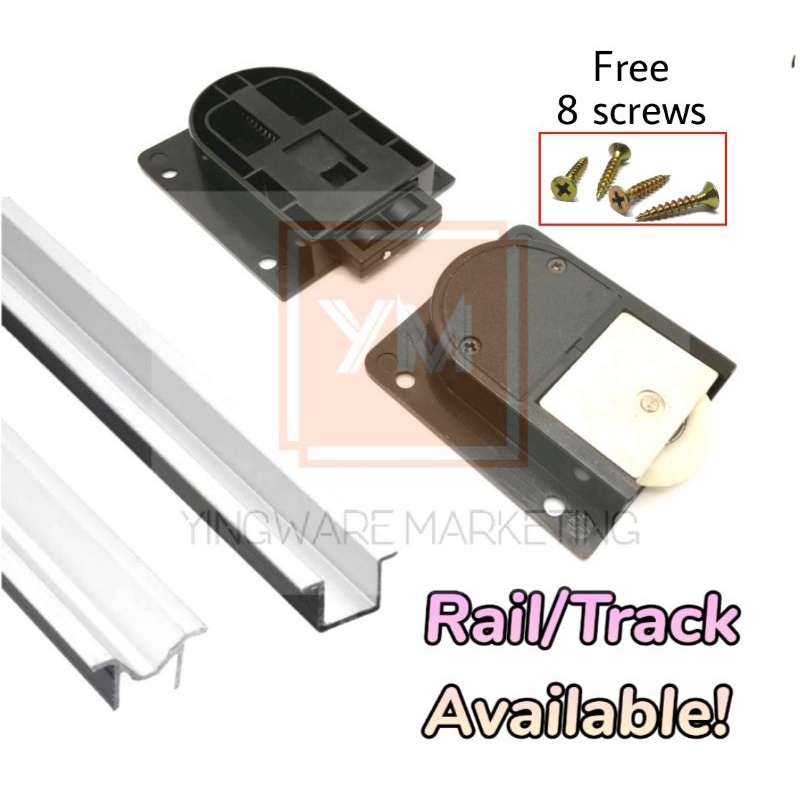 Sliding Cabinet Door Track Plastic Amazon.com: Randall Manufacturing