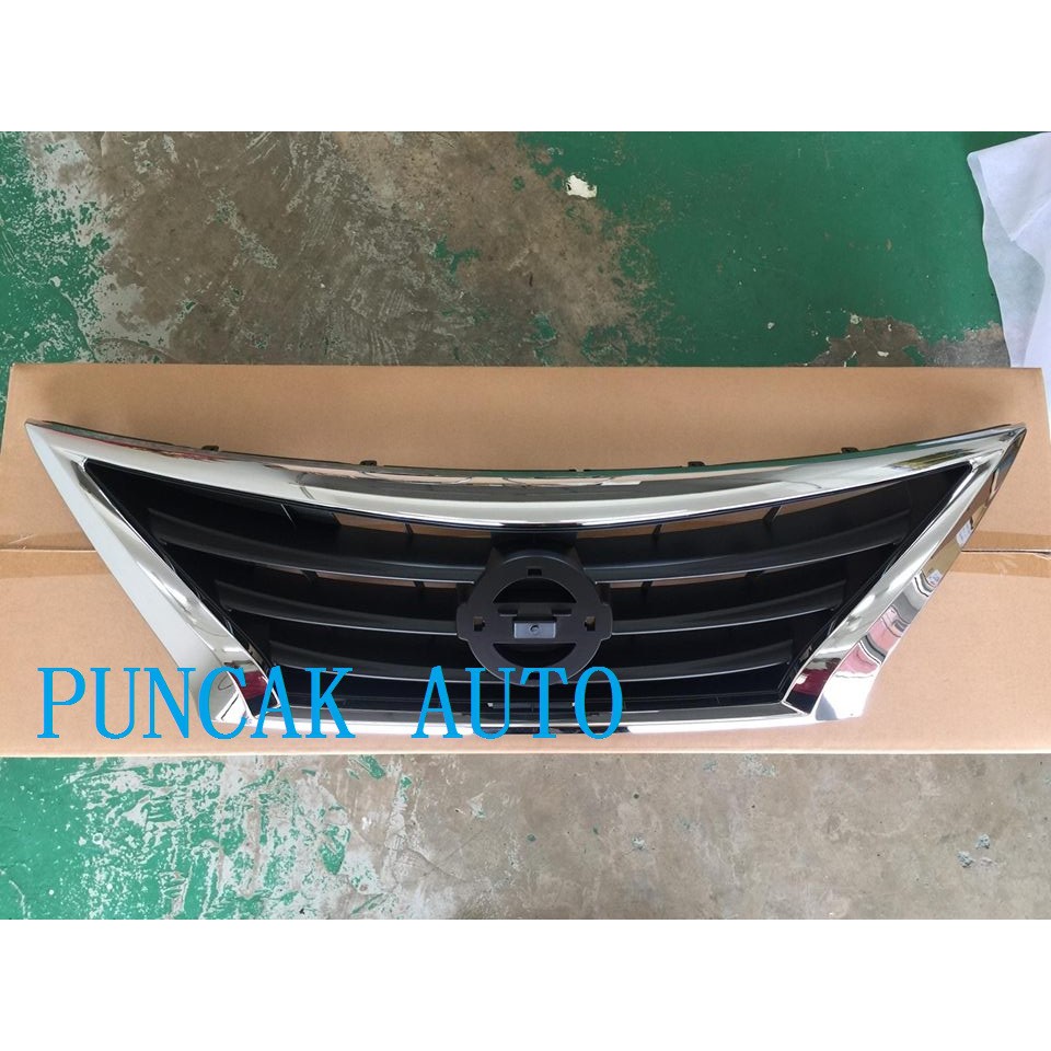 NISSAN ALMERA 2015 - 2018 FRONT GRILLE GRILL ORIGINAL | Shopee Malaysia