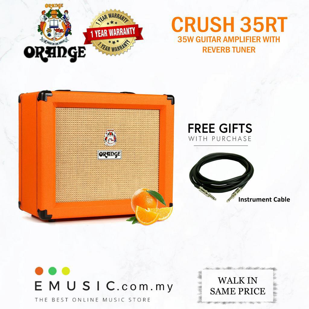 Orange Crush 35RT 35W 35watt Guitar Amplifier with Reverb Tuner (35-RT ...