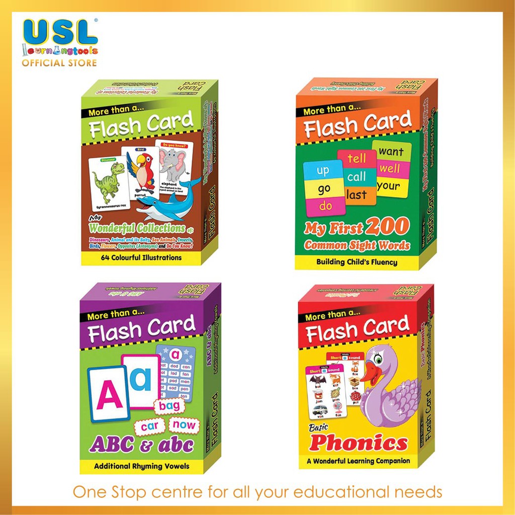 Flash Cards for Early Learning Children - 17 Different Variety of ...