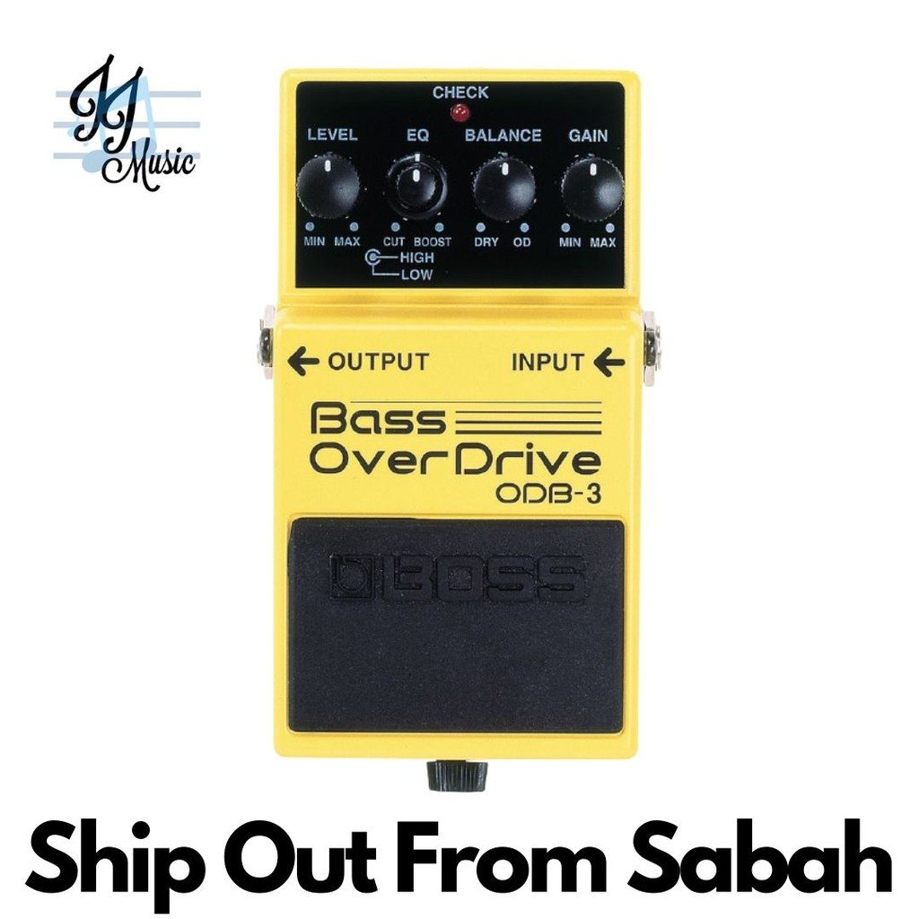 Boss ODB-3, Bass OverDrive Guitar Pedal (ODB3) | Shopee Malaysia