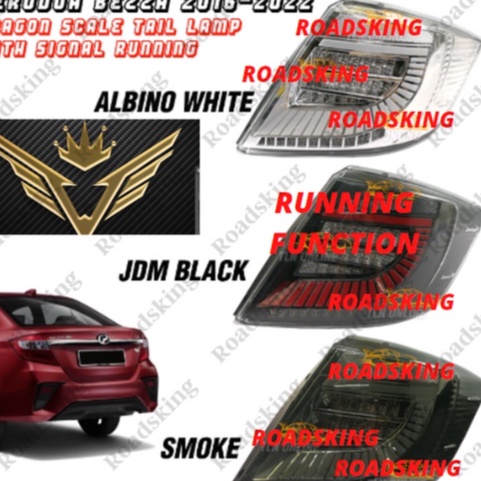 NEW MODEL PERODUA BEZZA TAIL LAMP LIGHT BAR RUNNING LED JDM ALBINO ...