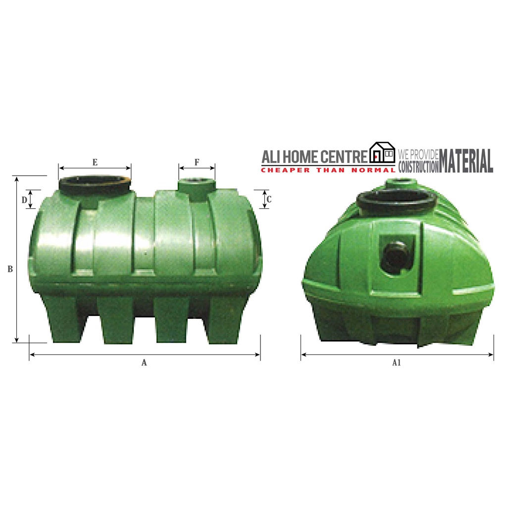 ROTO HDPE Septic Tank_Sewerage Treatment System (Non Approval) | Shopee ...