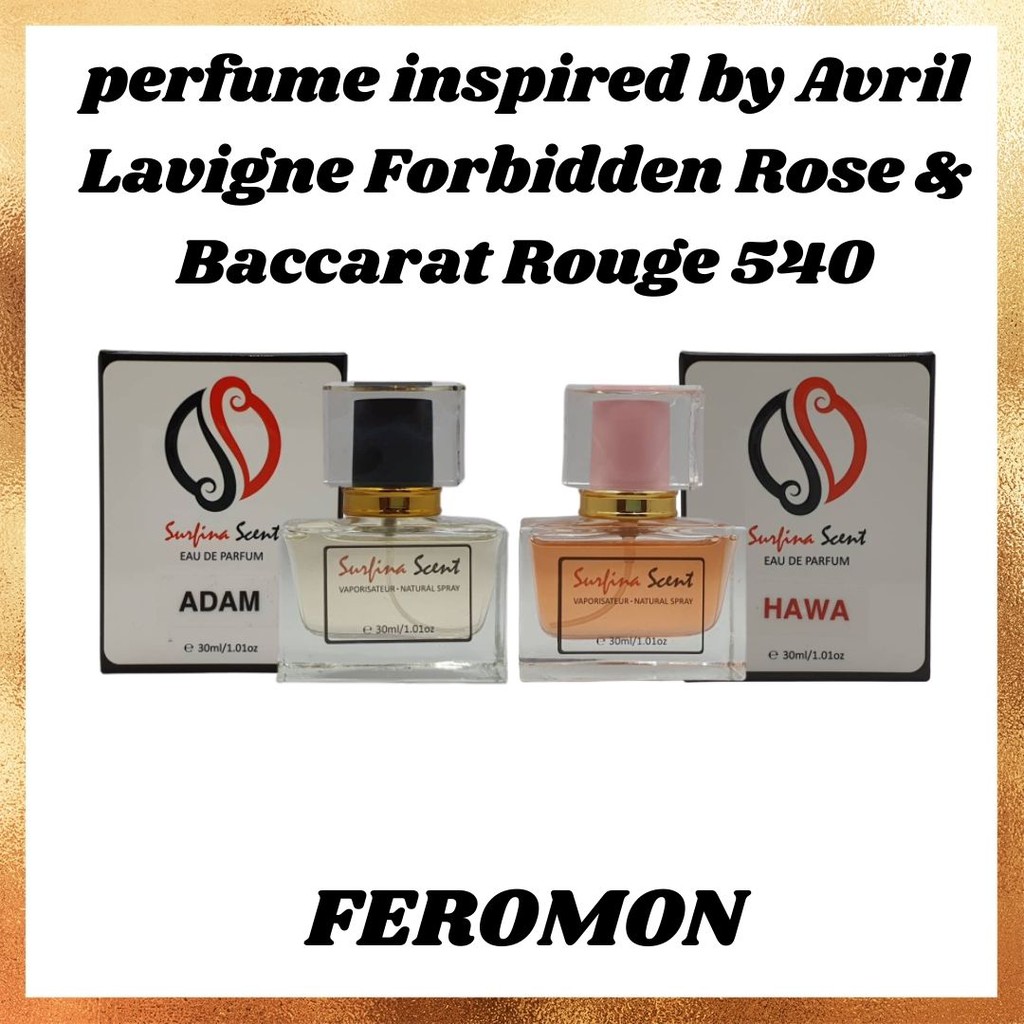 Perfume inspired by Avril Lavigne Forbidden Rose & Baccarat Rouge 540 1 ...