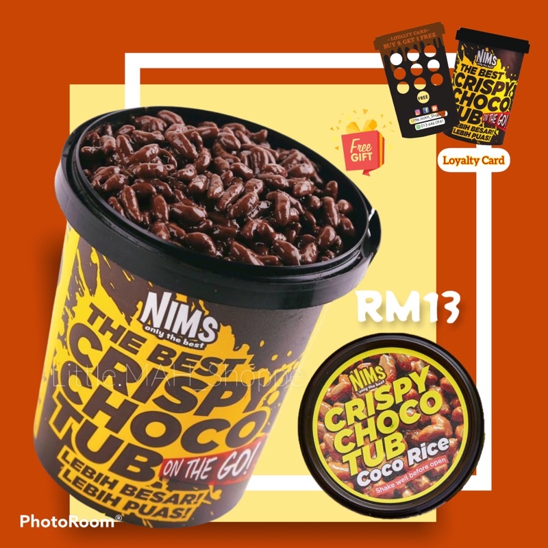 NIMS Crispy Chocotub! Choco jar Choco Tub Murah | Shopee Malaysia