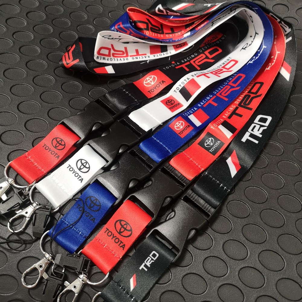 TOYOTA Car Lanyard Modified Cultural Buckle Badge Hanging Neck Key ...