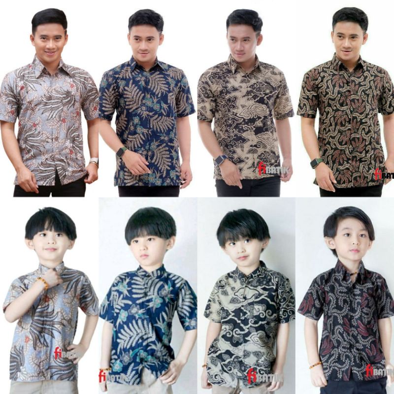 BB Batik Pria Batik Lelaki Latest COUPLE Dad BATIK Clothes || Batik ...