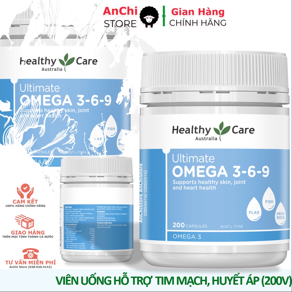 Omega 369 Pills [AUSTRALIA] Healthy Care - 200 Pills - Providing Omega ...