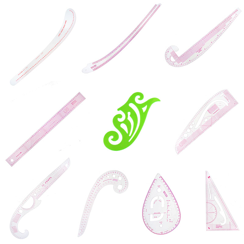 Multifunctional Suit Plate Making Ruler Clothing Proofing Cutting Ruler ...