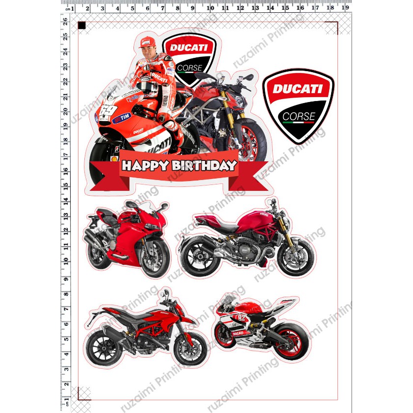 Ducati Motor Cake Topper 001 | Shopee Malaysia
