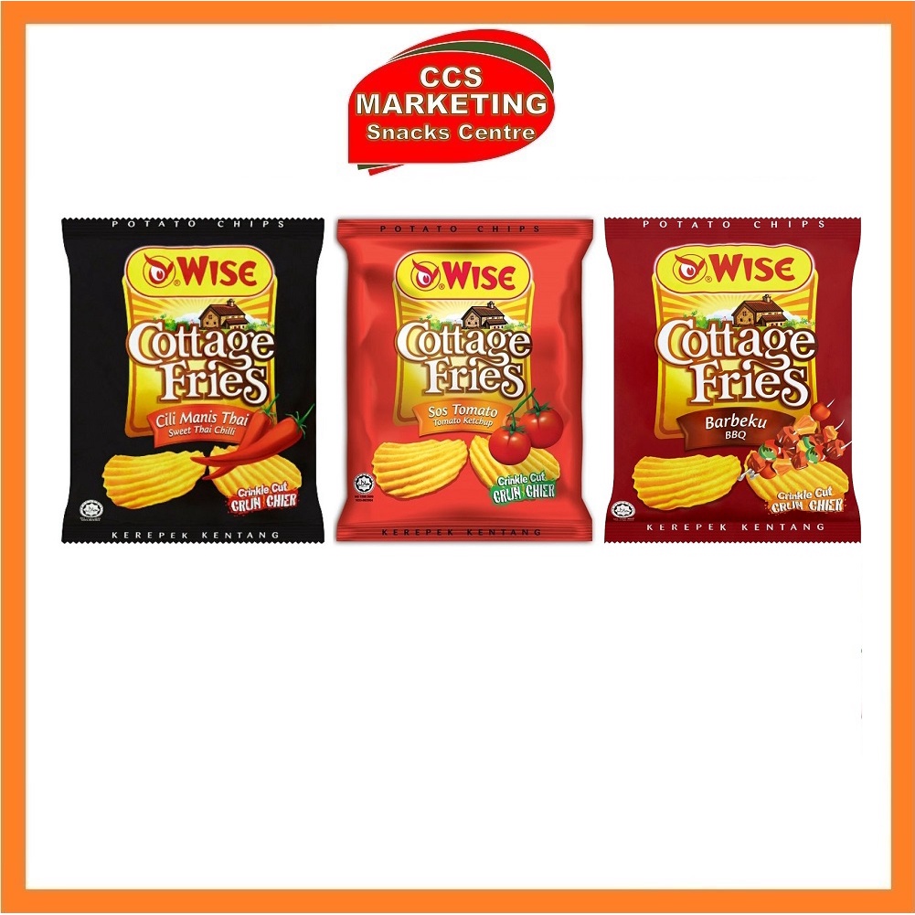 CCS Wise Cottage Fries Potato Chips ( 65g x 12pcs ) | Shopee Malaysia
