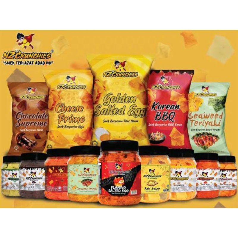 NZ CRUNCHIES(11 FLAVOUR) SNEK TERLAZAT ABAD INI🔥💯💯 | Shopee Malaysia