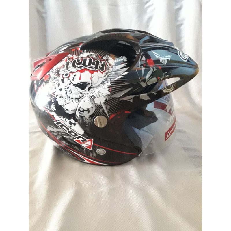 Ava Helmet Icon Skull motif | Shopee Malaysia