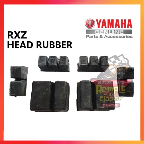 REMPIT RXZ Cylinder Head Absorber Rubber Set 100% Original Yamaha Getah ...