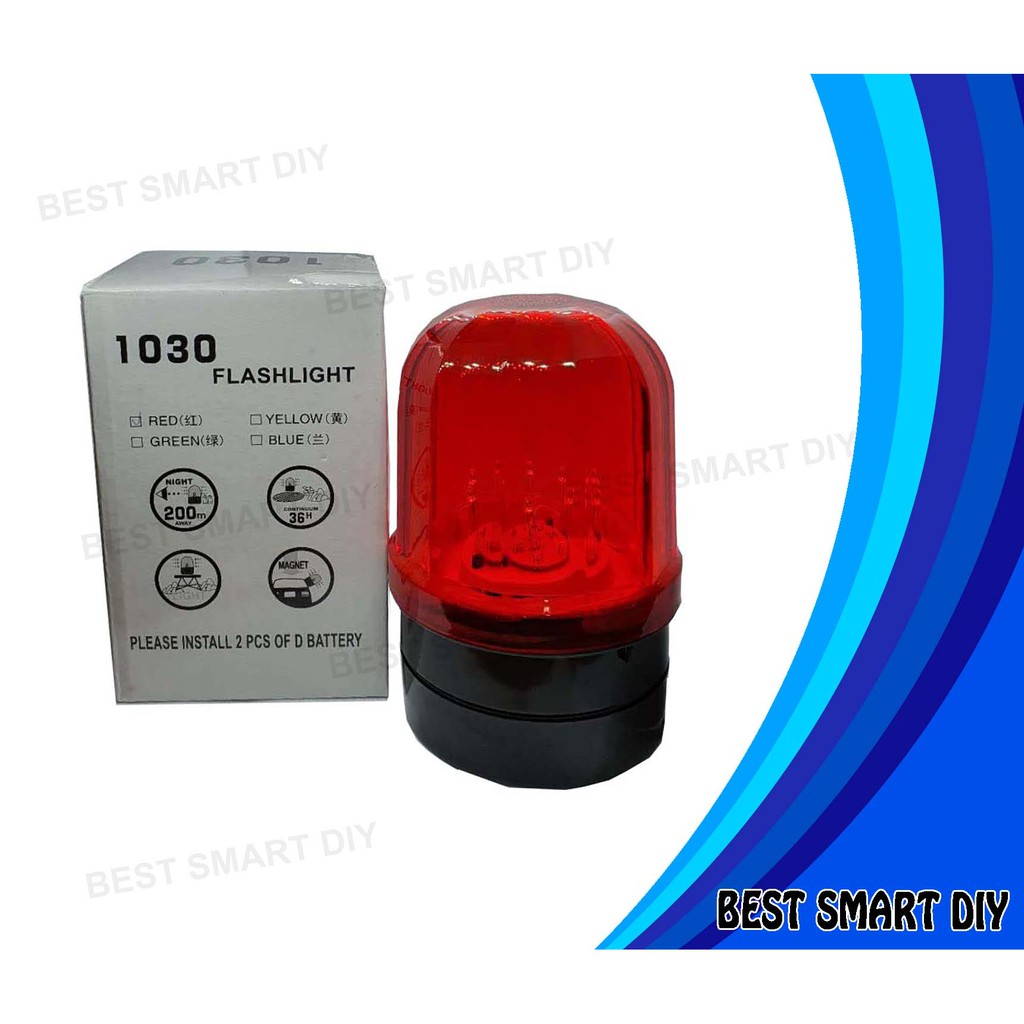 HEAVY DUTY MAGNETIC CAR LED REVOLVING WARNING LIGHT TRAFFIC FLASHLIGHT ...