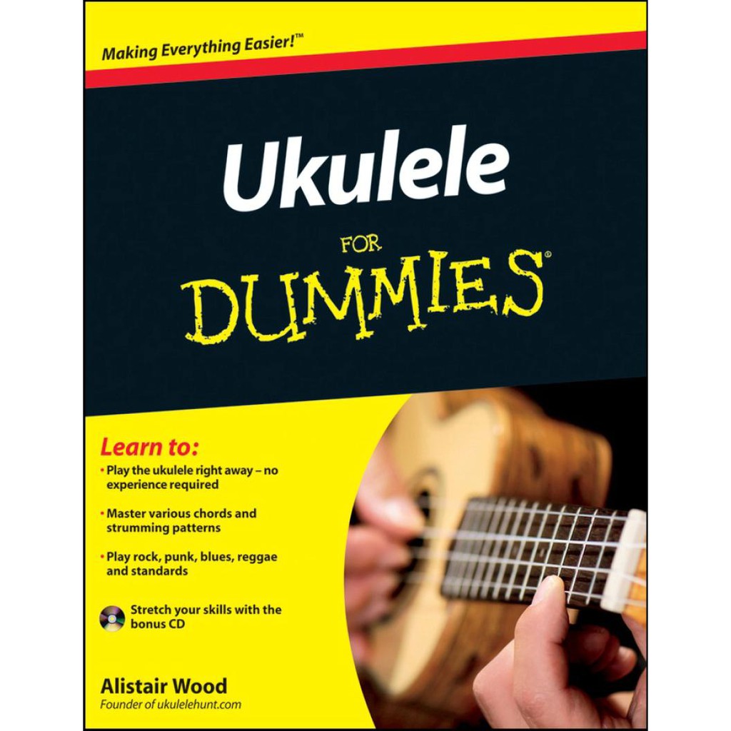 BOOK+MP3 - Ukulele For Dummies - Alistair Wood | Shopee Malaysia