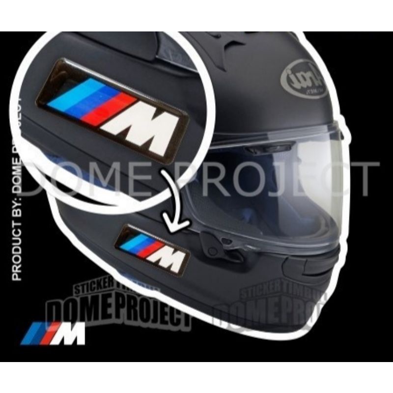Best QUALITY BMW M HELMET HELMET embossed EMBLEM STICKER | Shopee Malaysia