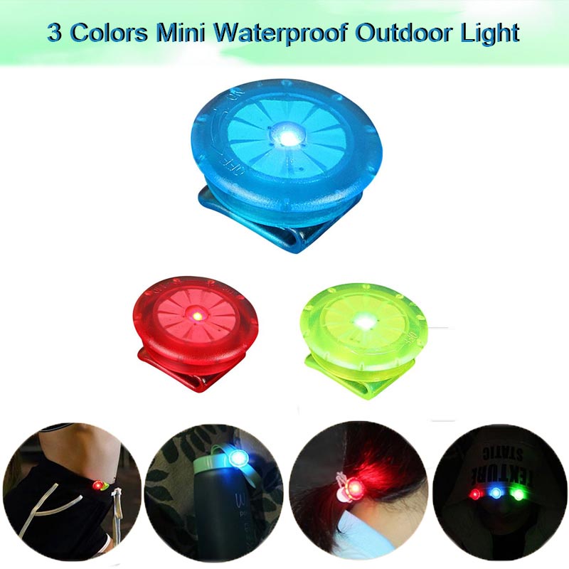 1Mini Flashing LED Shoe Lights / Safety Warning Lamp for Night Walking ...