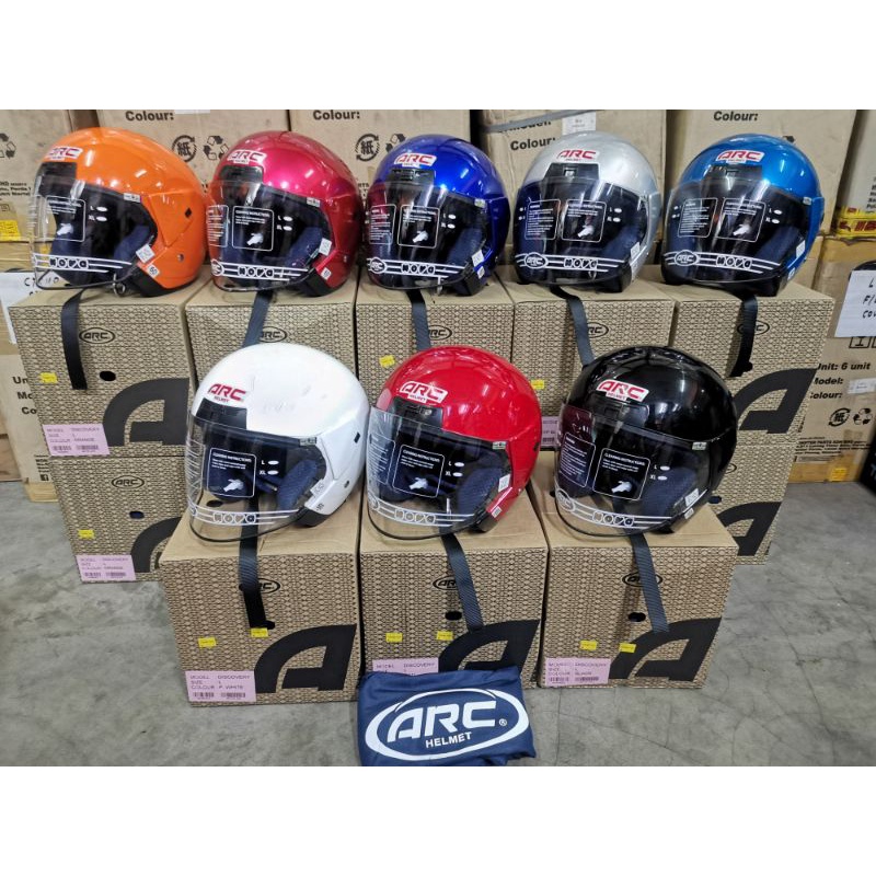 HELMET ARC DISCOVERY (FILBER)💯 %ORIGINAL | Shopee Malaysia