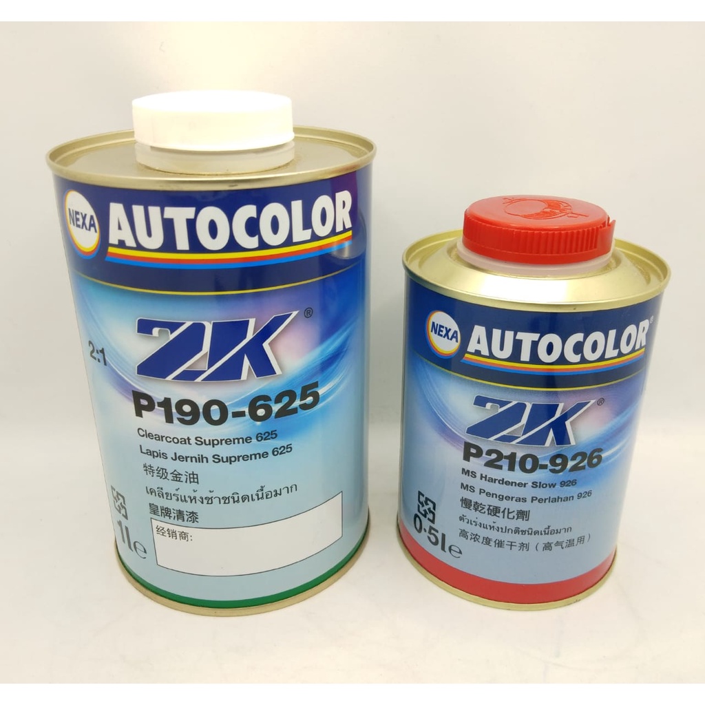 Nexa Autocolor P190-625 clearcoat 2:1 with hardener Clear 2K | Shopee ...