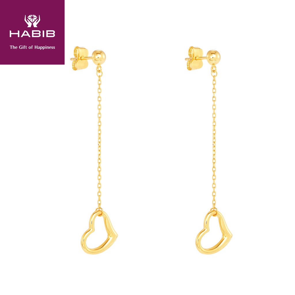 HABIB Oro Italia Apricia Gold Earring, 916 Gold | Shopee Malaysia