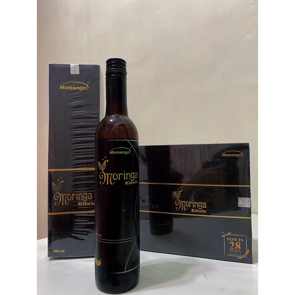 MAXPINE Moringa Elixir 100% Original 500ml Sachets Packing Organic Nutrition EXP2026 | Shopee ...