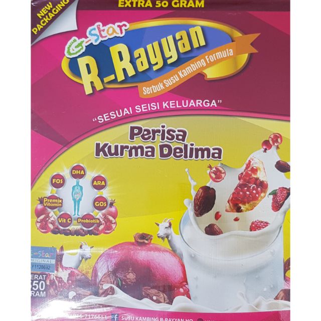 SUSU R-RAYYAN PERISA KURMA DELIMA (3 Kotak) | Shopee Malaysia