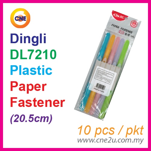 Plastic Paper Fastener / Flat File Clip (10pcs/pkt) | Shopee Malaysia