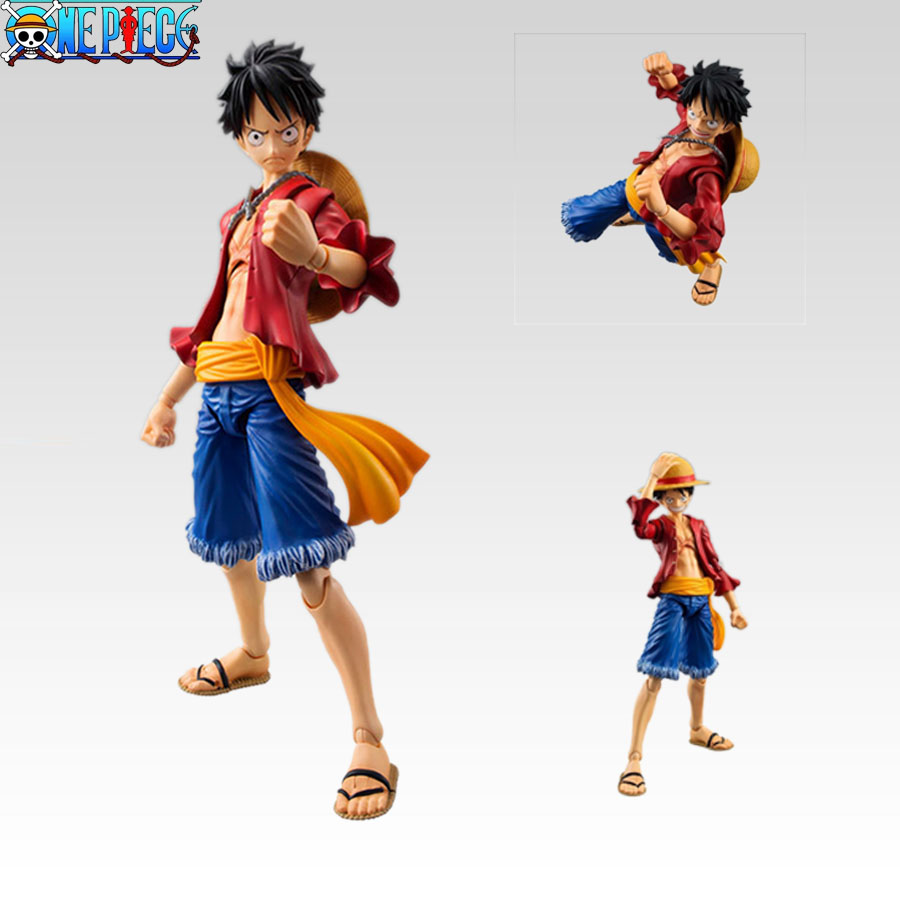 18cm One Piece Figma Luffy Ace VAH OnePiece Action Figure Brother ...