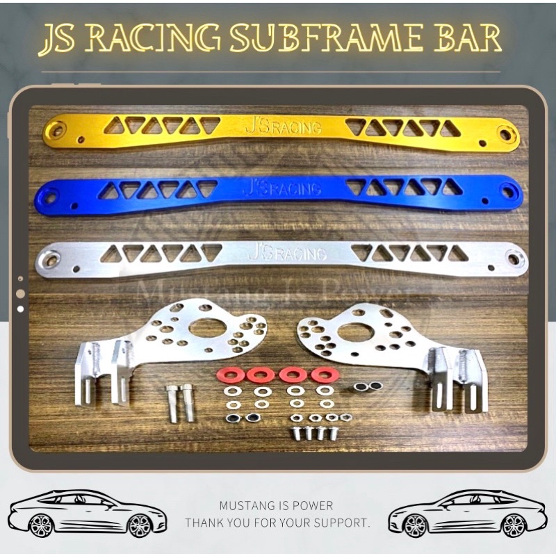 JS RACING SUBFRAME BAR VIOS CITY JAZZ ALZA HRV SAGA BLM FLX AXIA MYVI ...