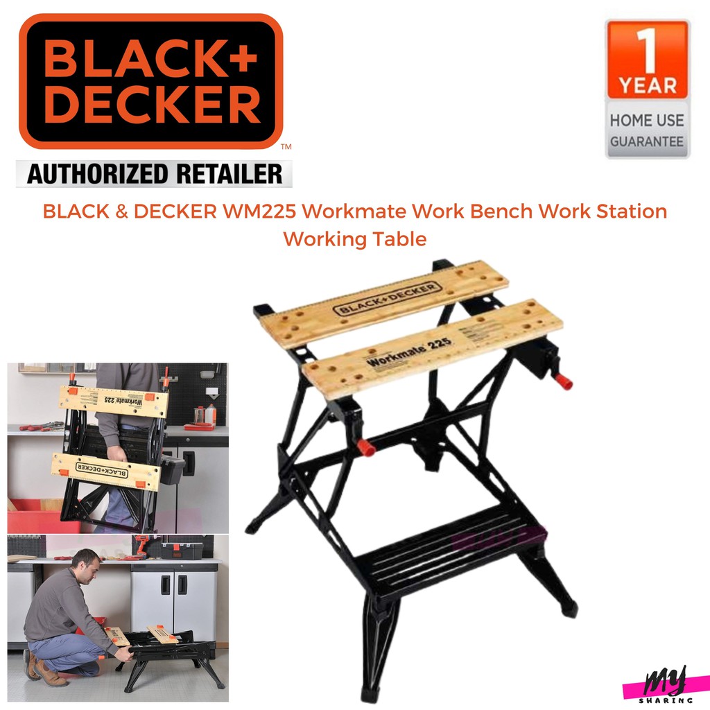 BLACK & DECKER WM225 Workmate Work Bench Work Station Working Table ...