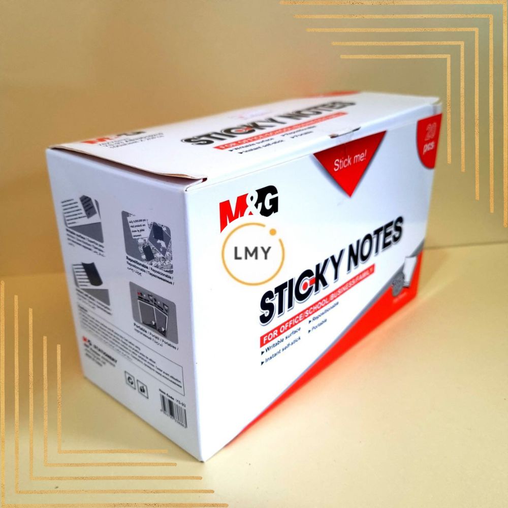 [NEW] M&G STICKY NOTES 20PACK (1 BOX) | Shopee Malaysia