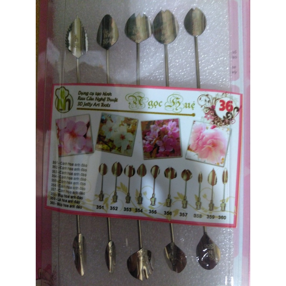 3d Ngoc Hue Jelly Making Tools (Set No.36 - Cherry Blossom) | Shopee ...