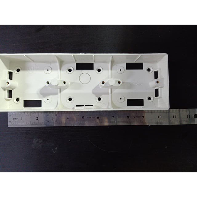 {MORE SOLID}PVC 3X3 SURFACE TYPE NUT BOX / ELECTRICAL BASE(PLUG/SUIS ...