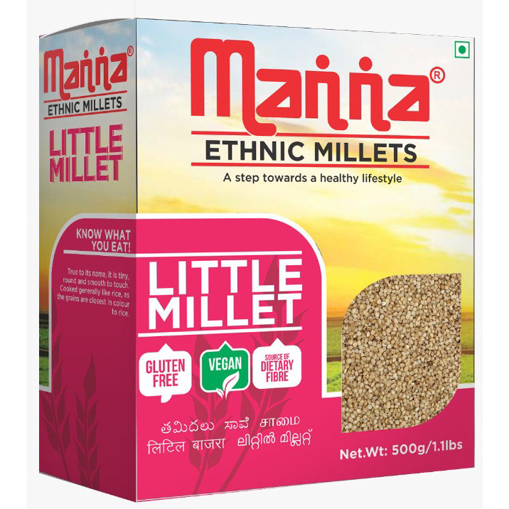 Manna Ethnic Millets Little Millet 500g | Shopee Malaysia