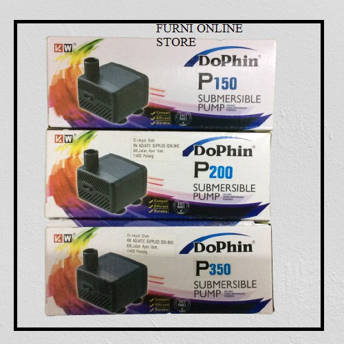 DOPHIN Submersible Aquarium Water Pump - P150/ P200 / P350 | Shopee Malaysia