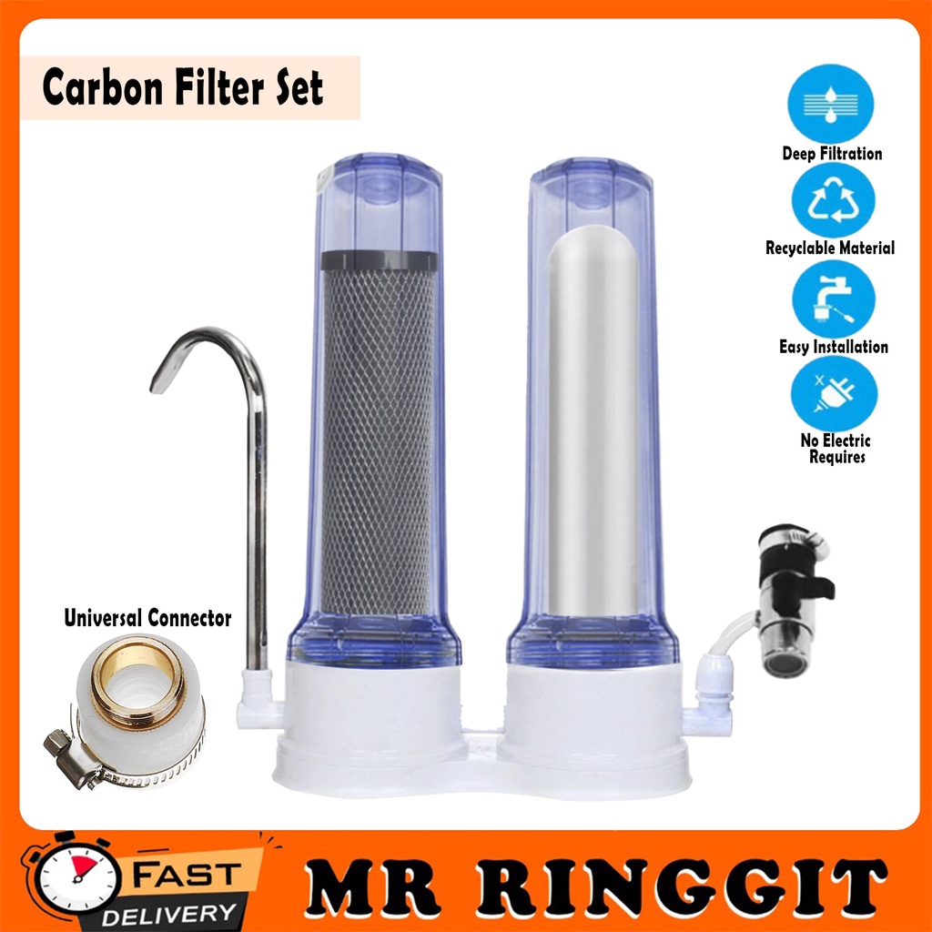 Mr Ringgit Double Filtration Pre-Filter Water System Counter Top ...